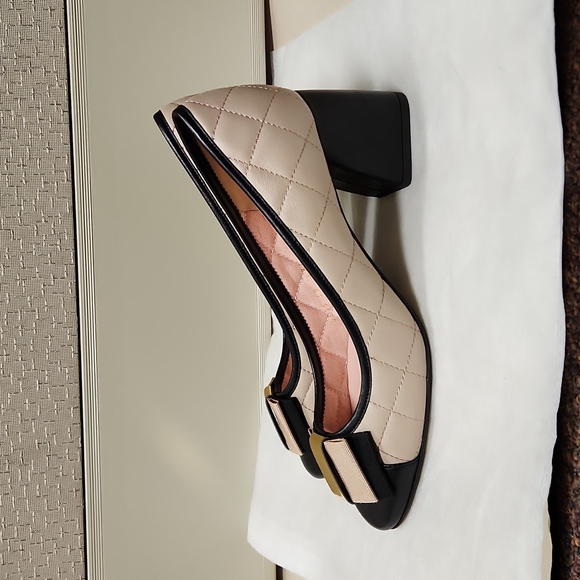 Ferca 81 | Shoes | Nwob Ferca 8 Leather Quilted Block Heel Shoes Made ...